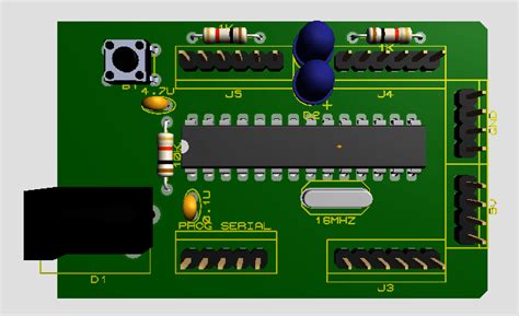 Design Pcb Sismin Atmega 328 8 Arduino