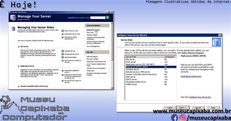 O Sistema Operacional Microsoft Windows Server 2003 De 2003 Mcc Museu Capixaba Do Computador