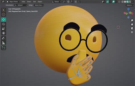 3d Model Disguised Face Animated Emoji Vr Ar Low Poly Cgtrader