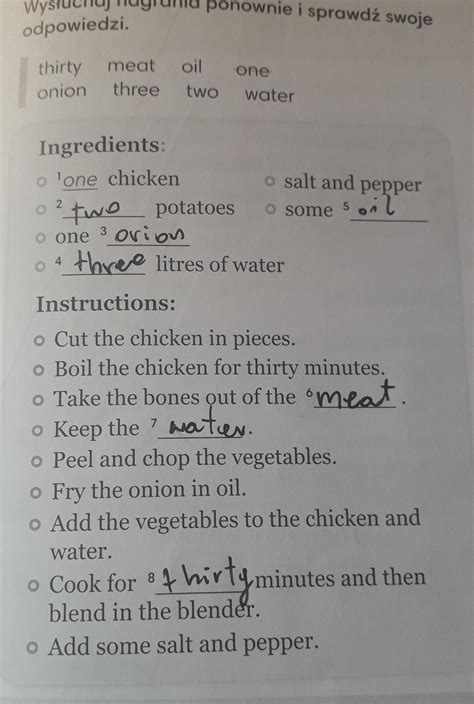 English class ćwiczenia strona zadanie A PROSZE O POMOC Brainly pl