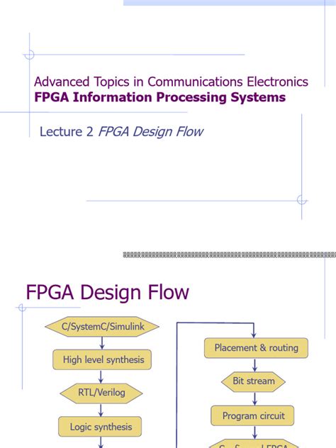 Fpga Lec02 Designflow Pdf Field Programmable Gate Array Logic