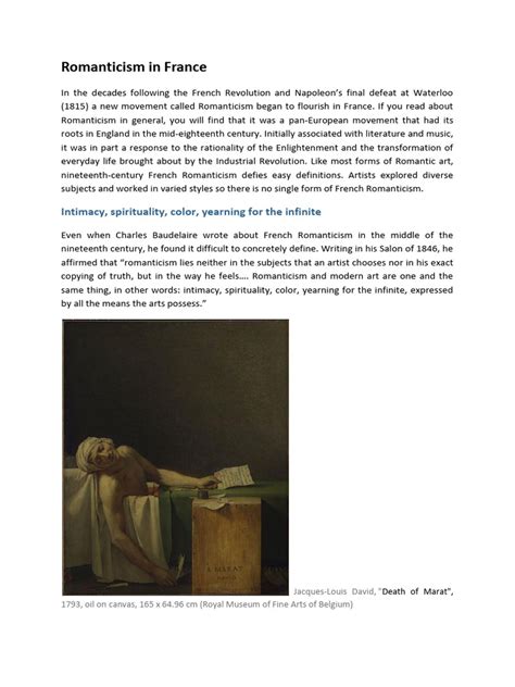 Romanticism In France Pdf