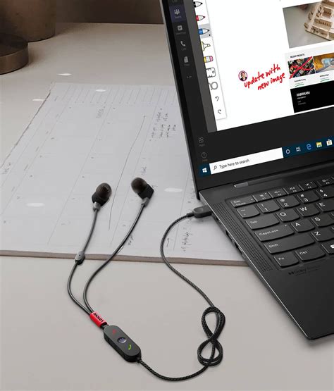 Lenovo Go Usb C Anc In Ear Headphones Първокласен Anc And Enc звук