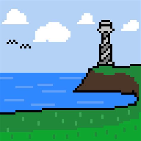 Pixilart Lighthouse By Terphic