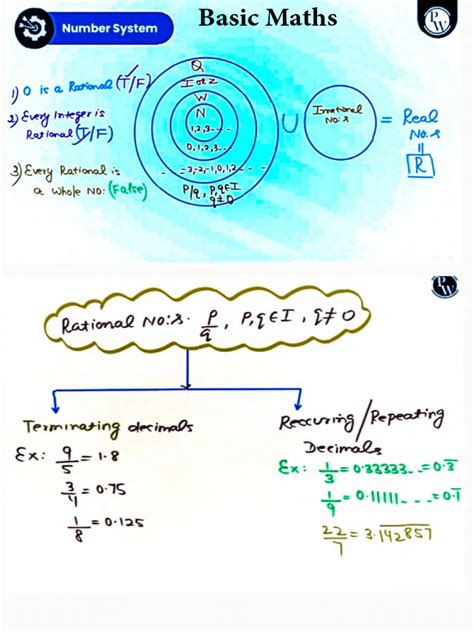 Basic Maths Handwritten Notes 1 Pdf