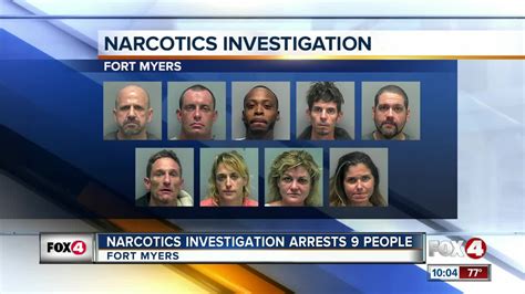 Nine Arrests Made In Drug Operation In Ft Myers