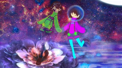 [undertal Au Outertale Chara And Frisk] By Subjohn22 On Deviantart