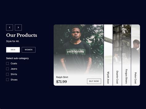 Expanding Content Cards With Checkboxes Filter Unlimited Elements For