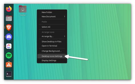Remove Home Folder Icon From Ubuntu Desktop