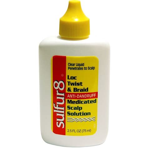 Sulfur8 Loc Twist And Braid Medicated Scalp Solution 2 5 Ounce