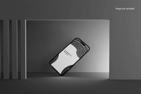 Premium Psd Minimalist Smartphone Mockup For Showcasing Your Ui Design To Clients