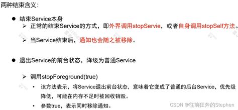 Android四大组件——service四大组件service Csdn博客