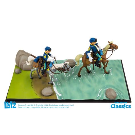 Figurine Lmz Collectibles Les Tuniques Bleues Le Passage Du Gué