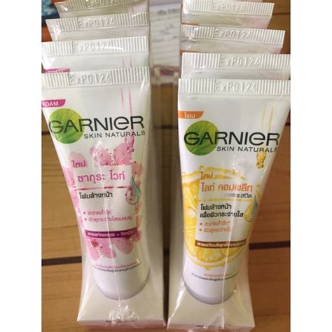 โฟมล้างหน้าการ์นิเย่ Garnier ปริมาณ 15 มล ขายยกแพ็ค 6 ชิ้น Shopee Thailand