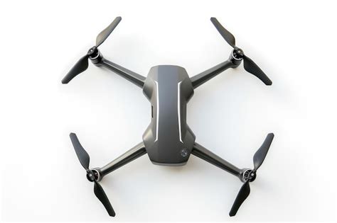 Quadcopter Drone With Propellers Premium Ai Generated Image