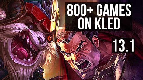 Kled Vs Darius Top 15m Mastery 800 Games 7518 Kr Diamond