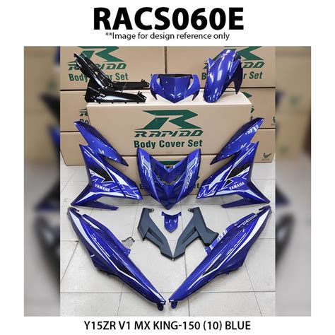 YAMAHA Y Y ZR V MX KING INDONESIA COVERSET RAPIDO STANDARD STICKER TANAM AIRBRUSH Shopee