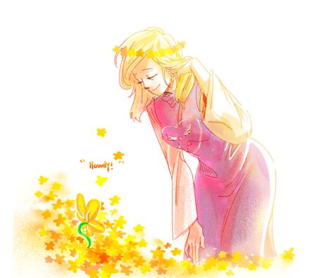 Flowey Flowey The Flower Toriel Undertale персонажи Undertale хуманизация