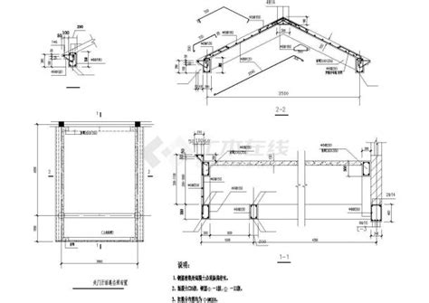 江苏某两层砖混办公楼结构设计图（条形基础）办公建筑土木在线