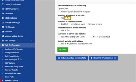 nginx proxy manager setup webmin virtualmin community