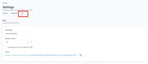 How To Set Up An Rss Feed For Blogs Fg Funnels Help Library