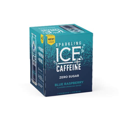 Sparkling Ice® Caffeinated Blue Raspberry Flavored Sparkling Water Cans