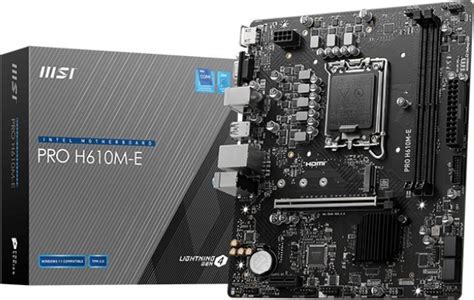 MSI PRO H610M E Płyta główna Morele net