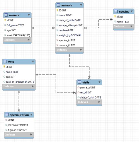 Github Gopxfs Vet Clinic Database This Project Contains The Database