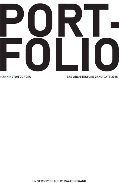 Wits 3rd Year Architecture Portfolio 2024 By Hgstudios Issuu Wits 3rd Year Architecture Portfolio 2024 By Hgstudios Issuu