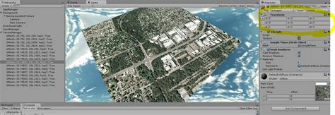 terrain positioning use real world coordinates scale coordinates or