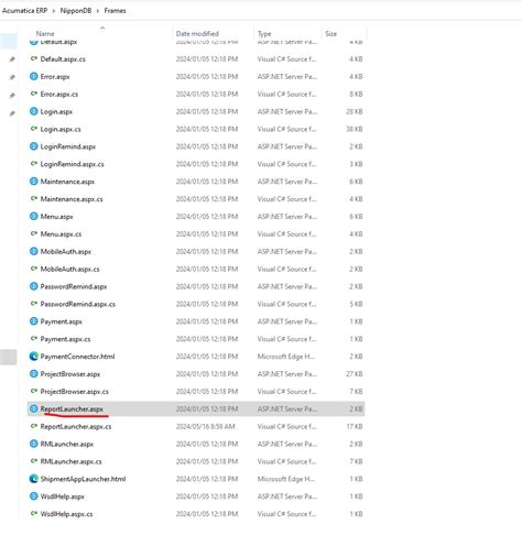 I Want To Add File In Frame Folder To Customization Project File Community