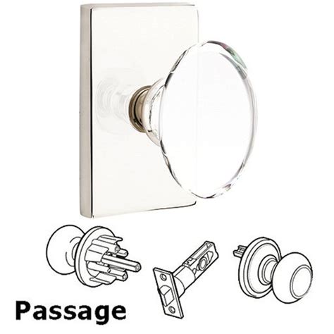 Crystal Door Hardware Collection Hampton Passage Door Knob And Modern
