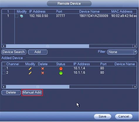 Adding A Uniview Series Ip Camera To A Dahua Poe Nvr Worldeyecam Support For Security Camera