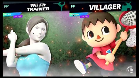 Wii Fit Trainer And Villager
