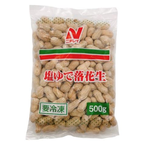 ニチレイ 塩ゆで落花生 500g 冷凍 殻付き おつまみ 居酒屋メニュー 塩茹らっかせい 業務用 厳選ショップshowa Yahoo店