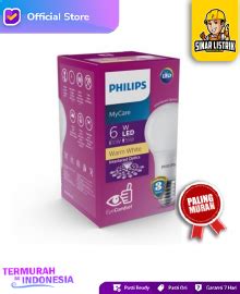 Lampu LED PHILIPS Kuning 6W