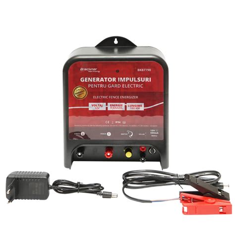 Aparat Generator Impulsuri Dc 12 220v 9 Joule 160km Pentru Gard