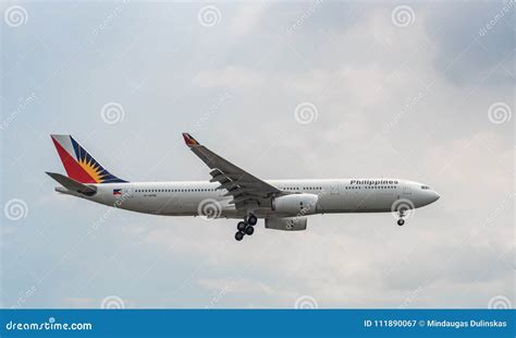 MANILA PHILIPPINES FEBRUARY 02 2018 Philippine Airlines Airbus