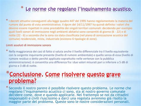 Ppt Linquinamento Acustico Powerpoint Presentation Free Download