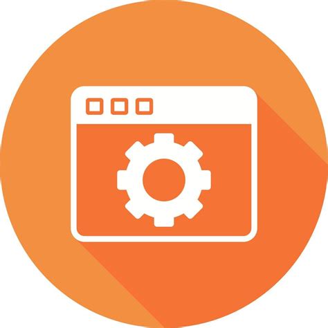Web Settings Vector Icon 19802489 Vector Art At Vecteezy