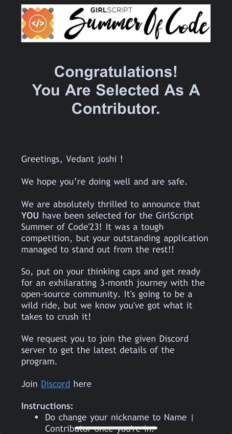 vedant joshi on linkedin opensource girlscriptsummerofcode learning