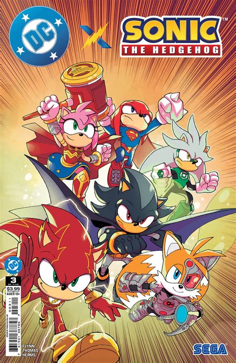 Sonic Issue 3 Of Dc X Sonic The Hedgehog Is Out Now—and Team Sonic Just Suited Up 💥 Sonic