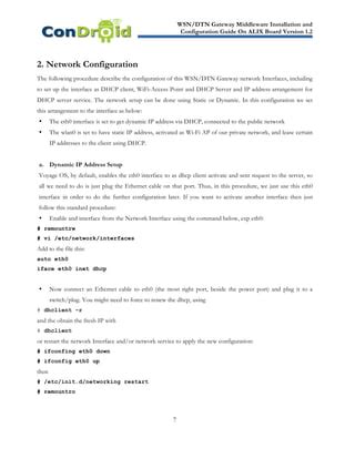 Condroid WSN DTN Gateway Middleware Installation Configuration