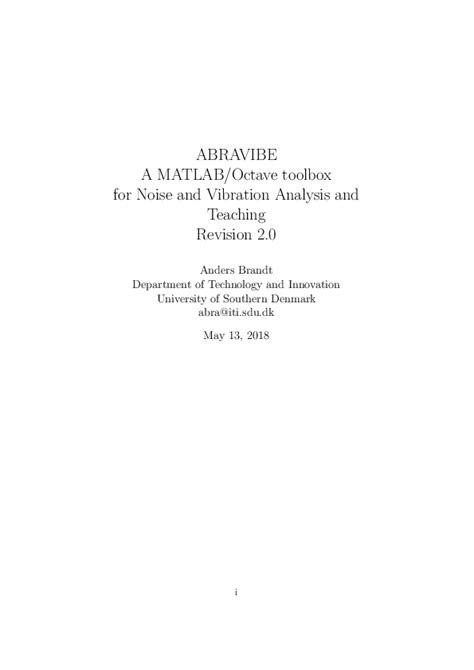 Programming For Computations Matlaboctave