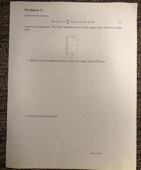 Solved Problem 1 Consider The Following Circuit With An