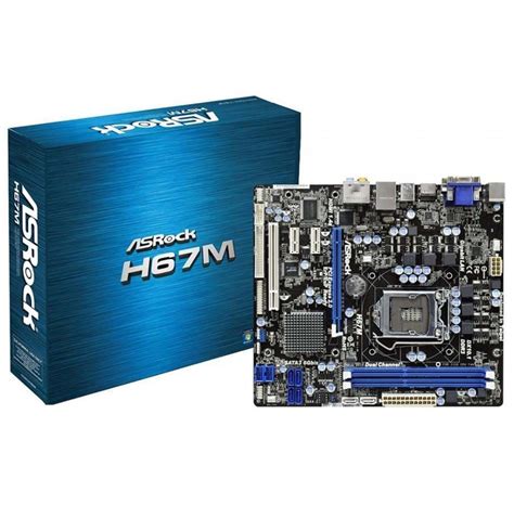 Asrock H67m Sandy Bridge Bundkort Intel H67 Express Intel Lga1155 Socket Ddr3 Ram Micro Atx