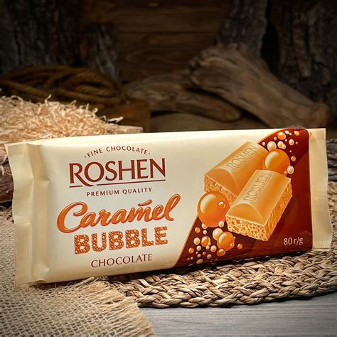 Пористый шоколад с карамелью Roshen Valmart