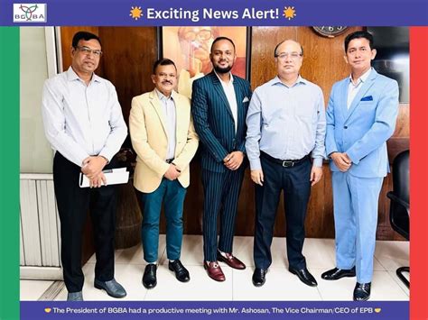 Bgba President Meets Epb Vice Chairman