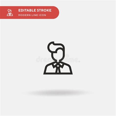 Businessman Simple Vector Icon Illustration Symbol Design Template For Web Mobile Ui Element