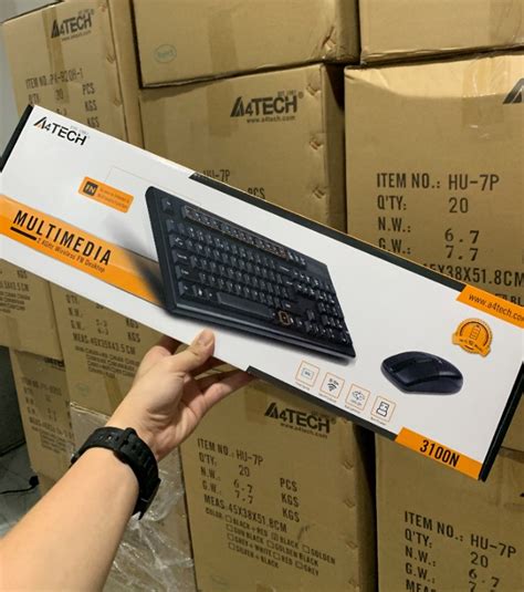 A Tech N V Track Wireless Keyboard Mouse Combo Computers Tech Parts Accessories